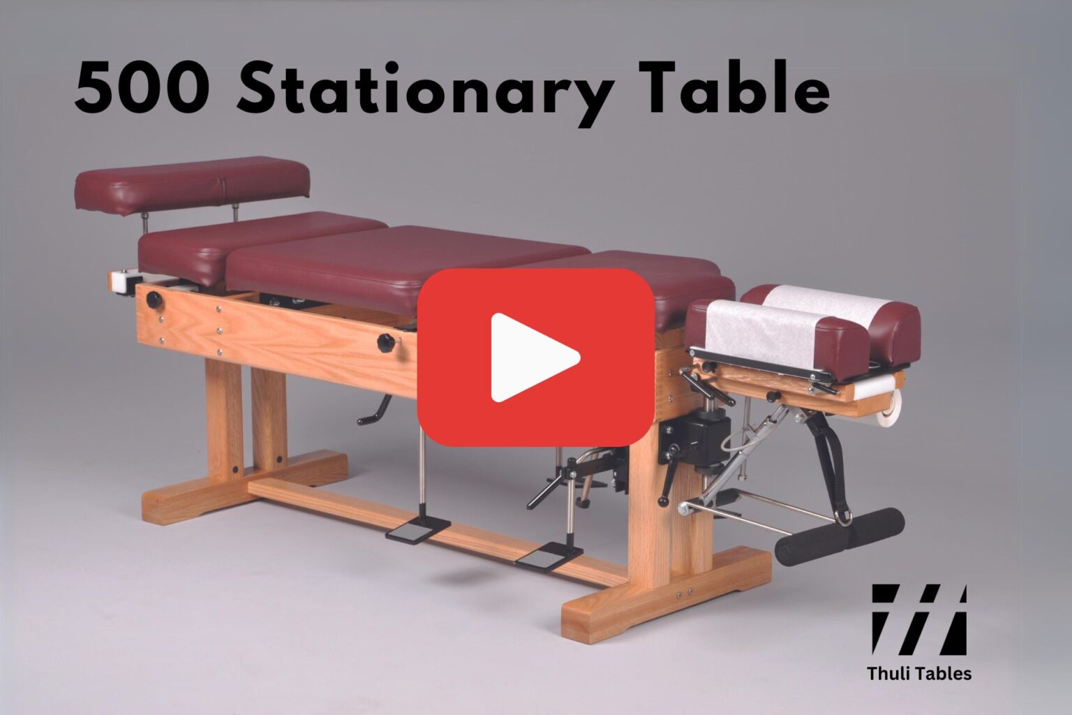 500 Stationary Table | Chiropractic Table | Thuli Tables