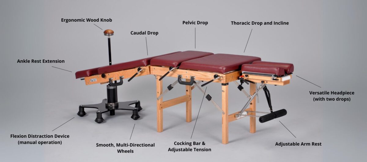 Flexion Distraction for Tour Portable Table - Thuli Tables
